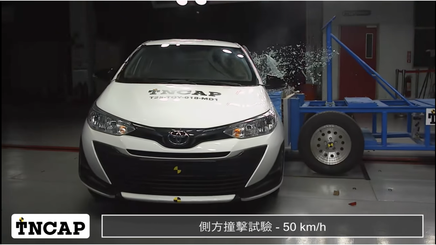TNCAP 2025 第二季新車安全測試結果公佈，NISSAN SENTRA 獲得五顆星、TOYOTA VIOS 獲得三顆星 - CarStuff 人車事
